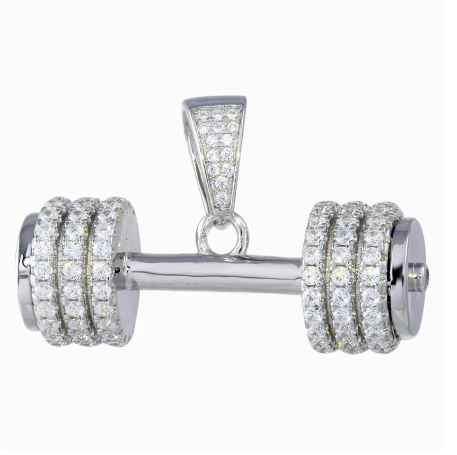 Dumbbell Pendant 925 silver – Linaje