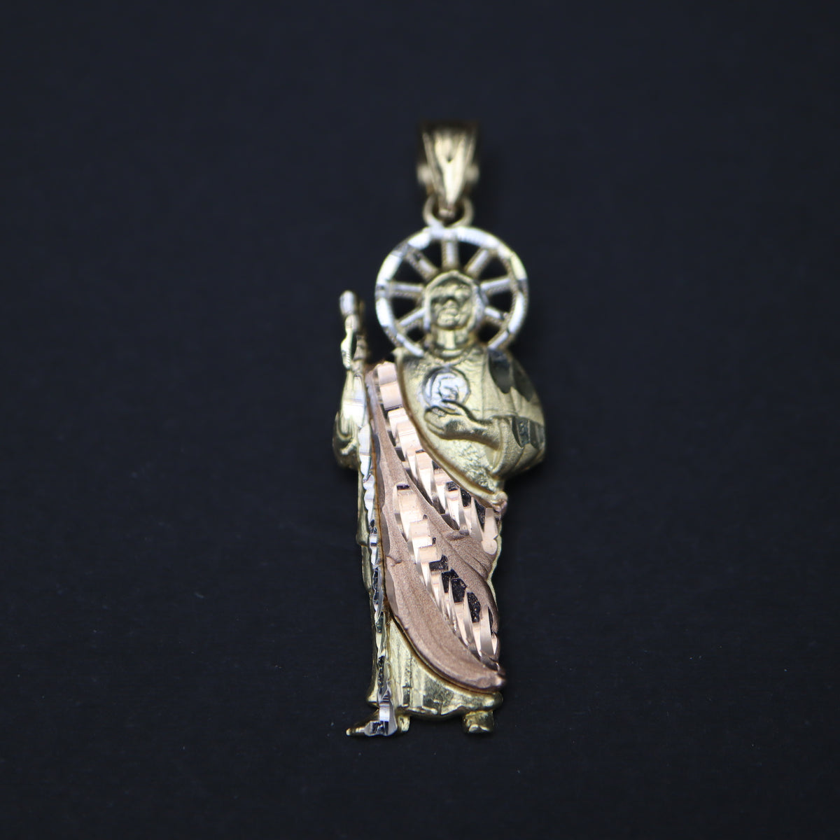 San Judas Pendant 14K – Linaje